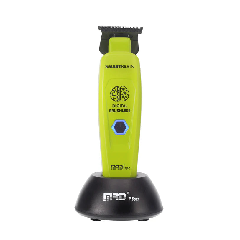 MRD Pro Smart Brain Digital Brushless Trimmer – Green – Barber supplies