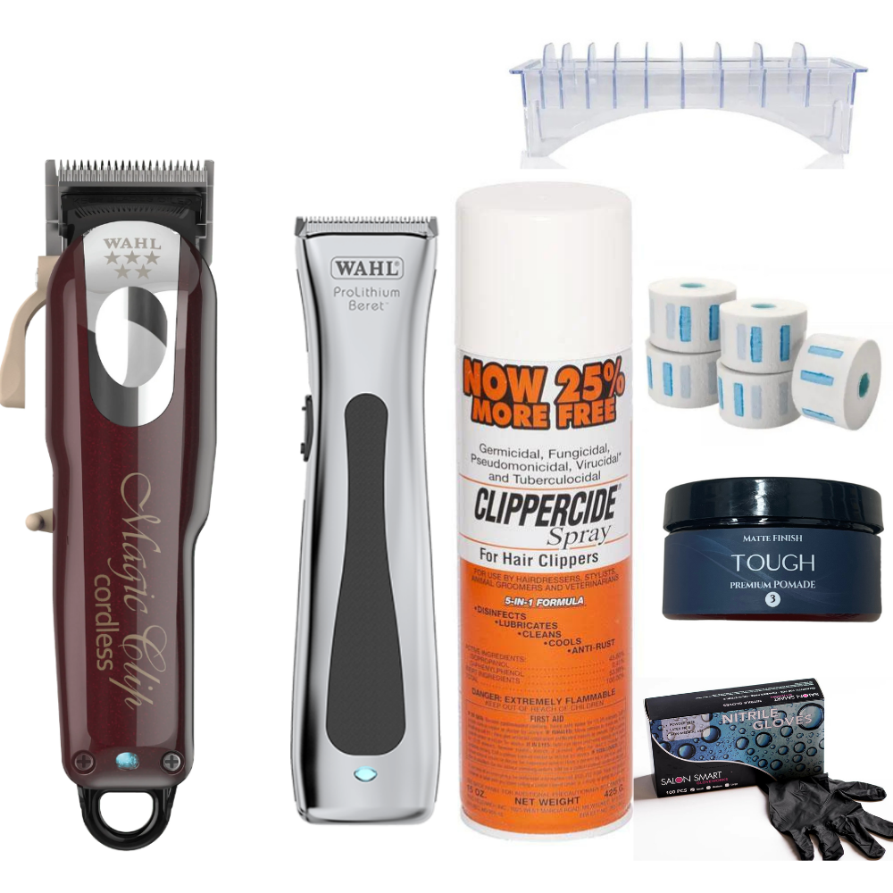 Wahl Clipper And Hair Trimmer Kit Professional Hair Cutting Set ...