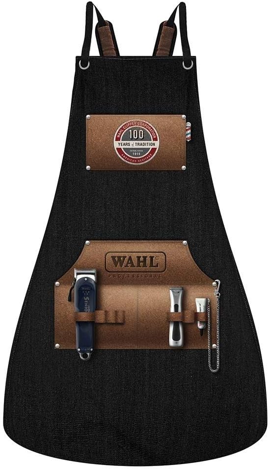 Wahl Professional Barber Apron – Heavy-Duty Canvas with Adjustable Fit ...