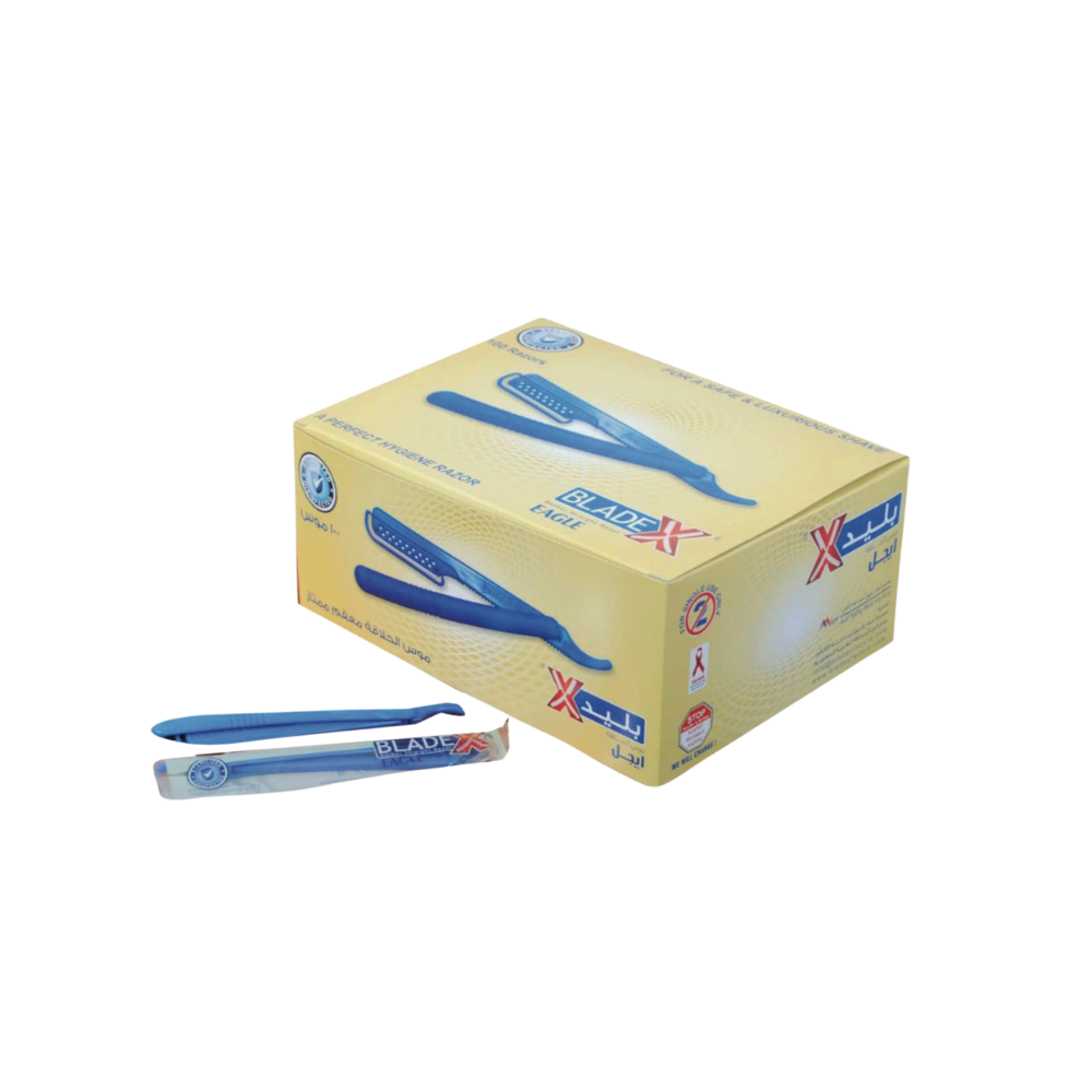 BladeX 50pcs Disposable Razor Blades – Barber supplies