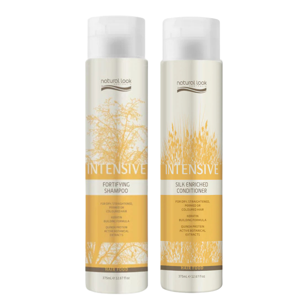 Natural Look Intensive Fortifying Shampoo and Conditioner 375ml Bundle ...