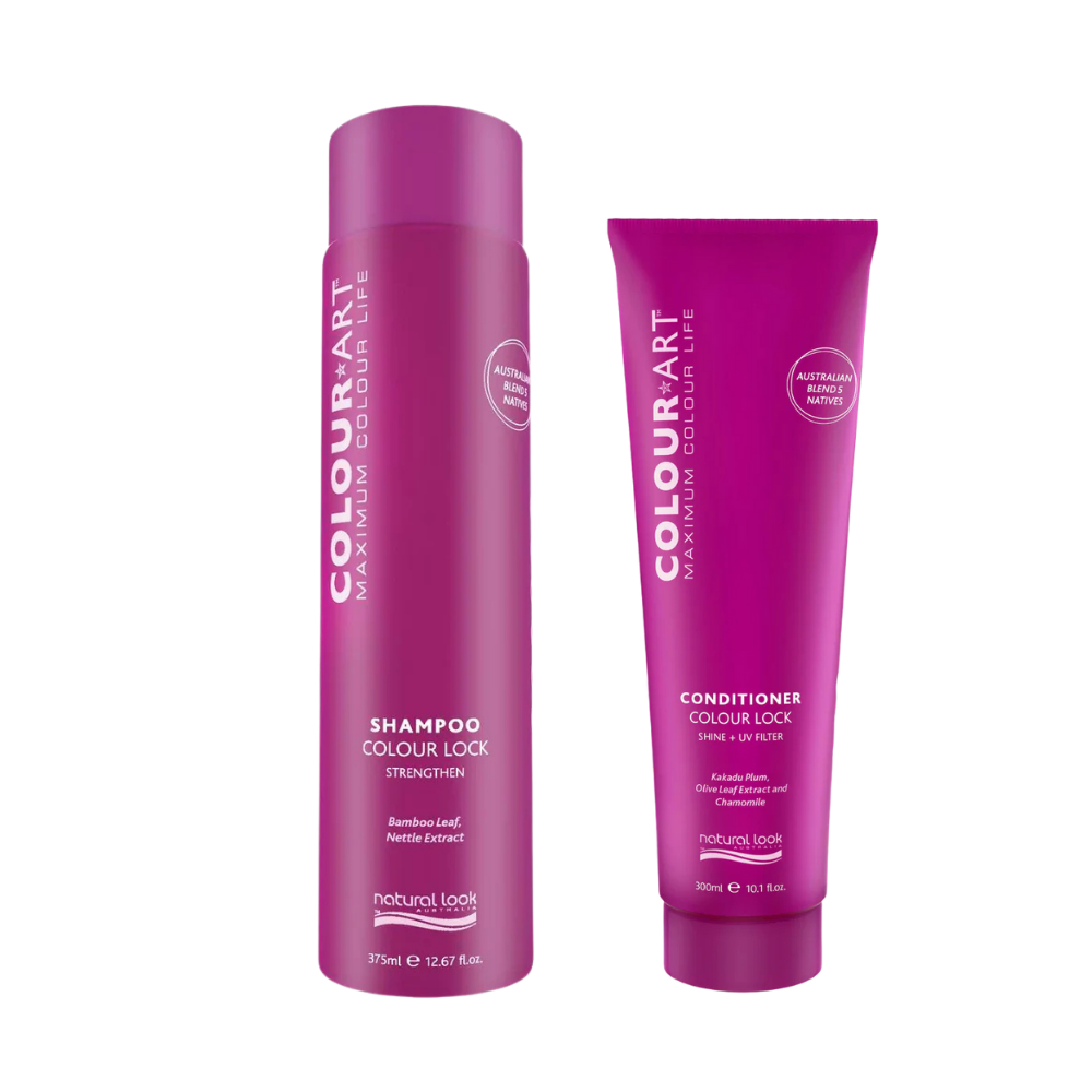 Natural Look Colour Art Colour Lock Shampoo&Conditioner 375/300ML Bund ...