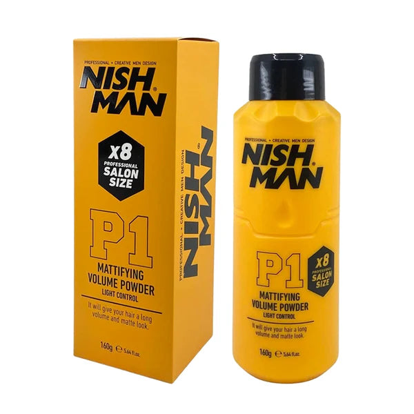Nish Man Powder Wax P1 (Regular Hold) Salon Size 160g – Barber supplies