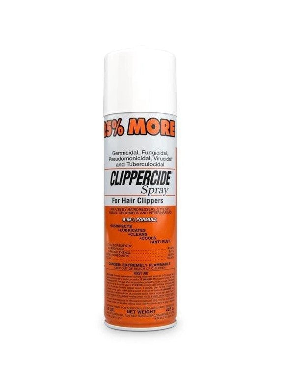 Clippercide Barber Disinfectant Spray 425 gr Clipper Coolant & Cleanin ...