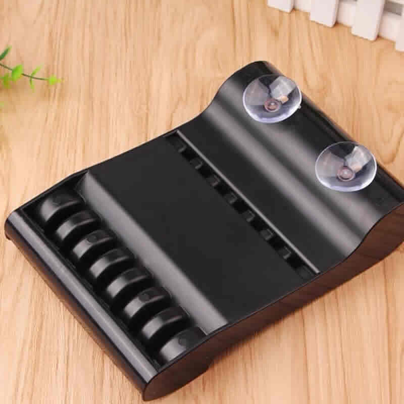 Salon Shears Stand Rack Case Hair Scissor Holder – Barber supplies