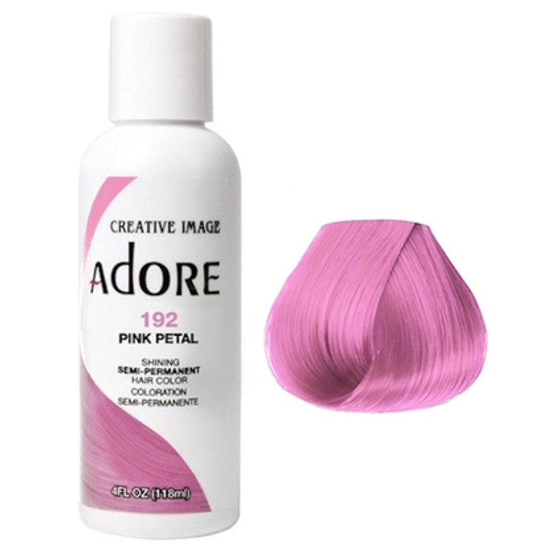 Adore Semi Permanent Hair Colour 192 Pink Petal 118ml – Barber supplies
