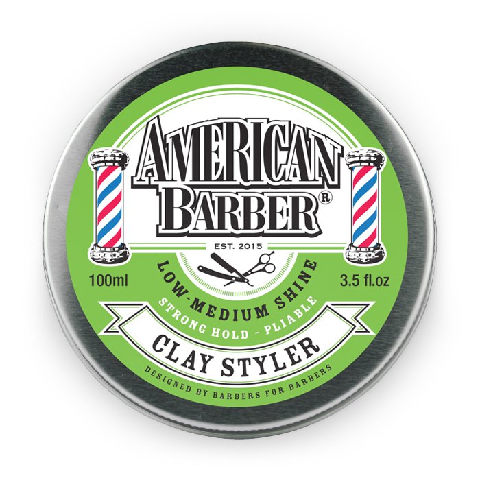 American Barber Hair Styling Wax Man Clay Styler 100ml – Barber supplies